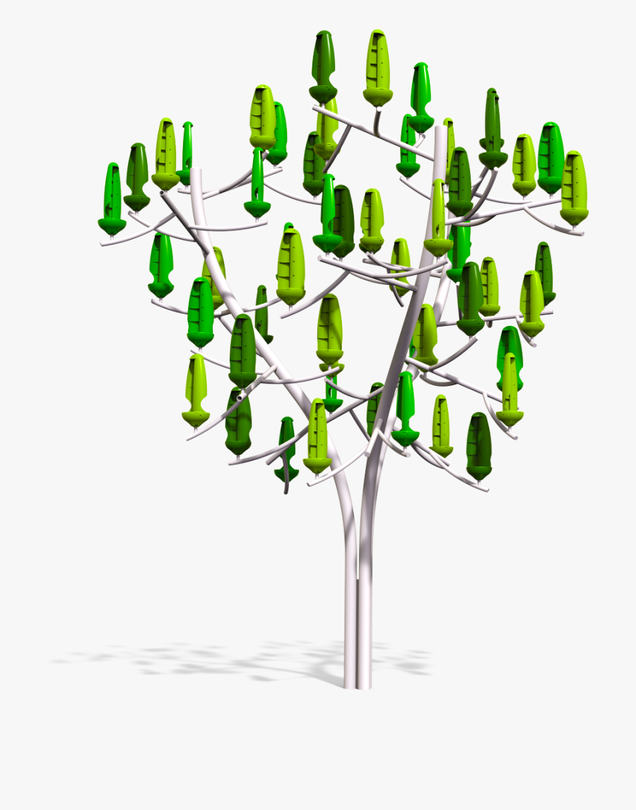 The Wind Tree® - Wind Power Generation On Tree , Free Transparent ...