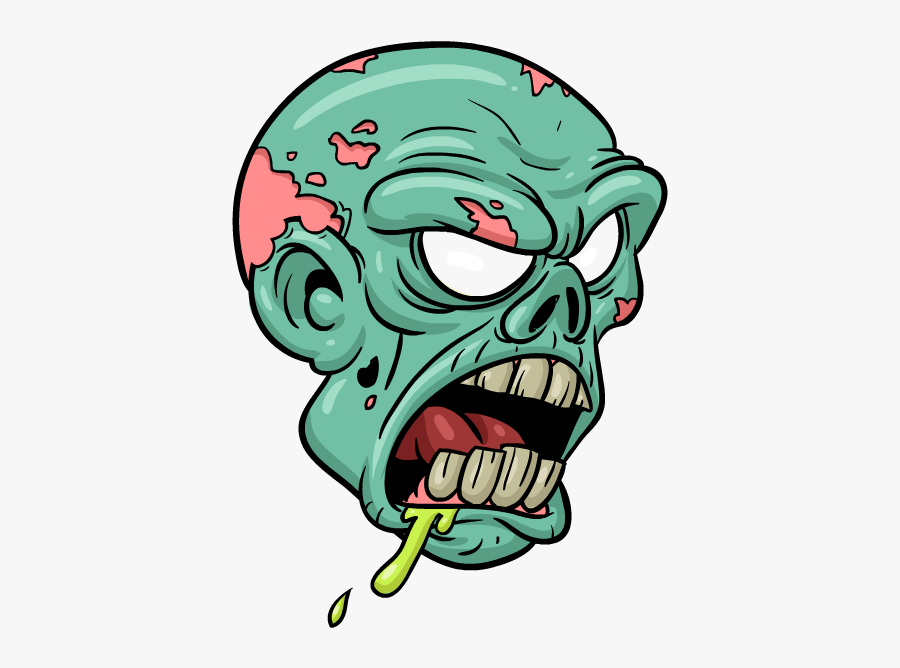 Zombie Face Coloring Page , Free Transparent Clipart - ClipartKey