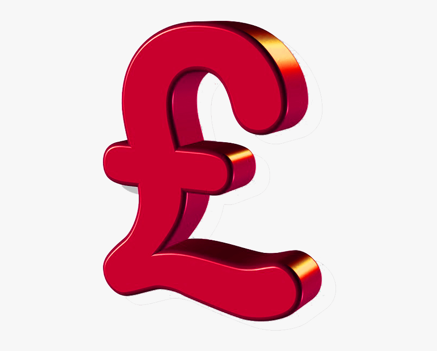 Red Pound Sign Transparent Image Financial - Transparent Pound Sign ...