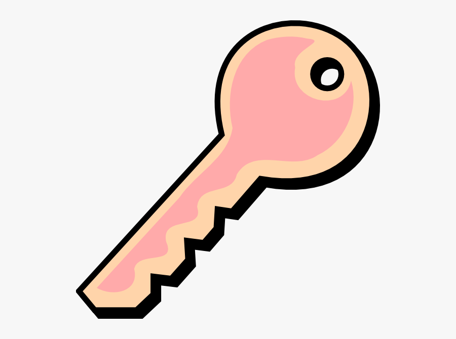 Pink Yellow Key Clip Art At Clker - Key Clipart Pink , Free Transparent ...