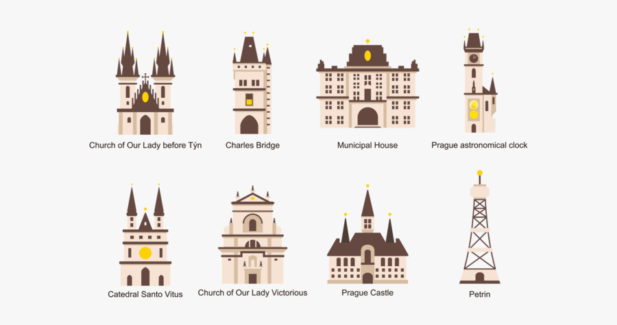Prague Icons Vector - Portable Network Graphics , Free Transparent ...