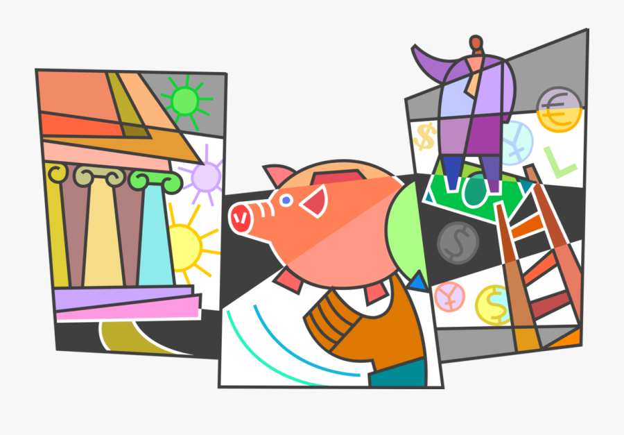 Vector Illustration Of Climbing Corporate Ladder To , Free Transparent ...