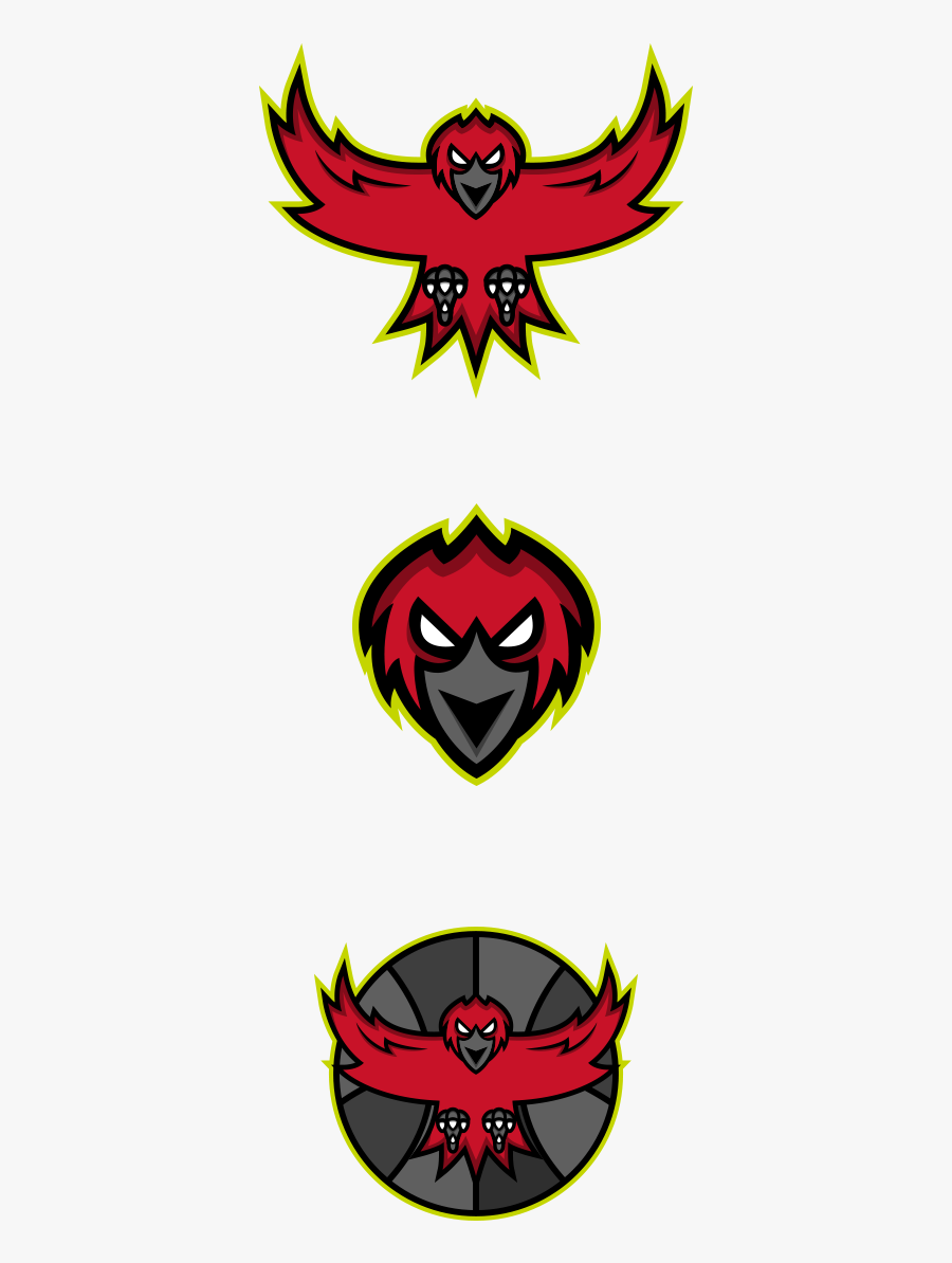 Cartoon Hawks Logo Atlanta , Free Transparent Clipart - ClipartKey