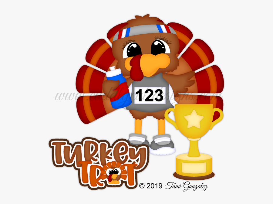 Turkey Trot - Cartoon , Free Transparent Clipart - ClipartKey