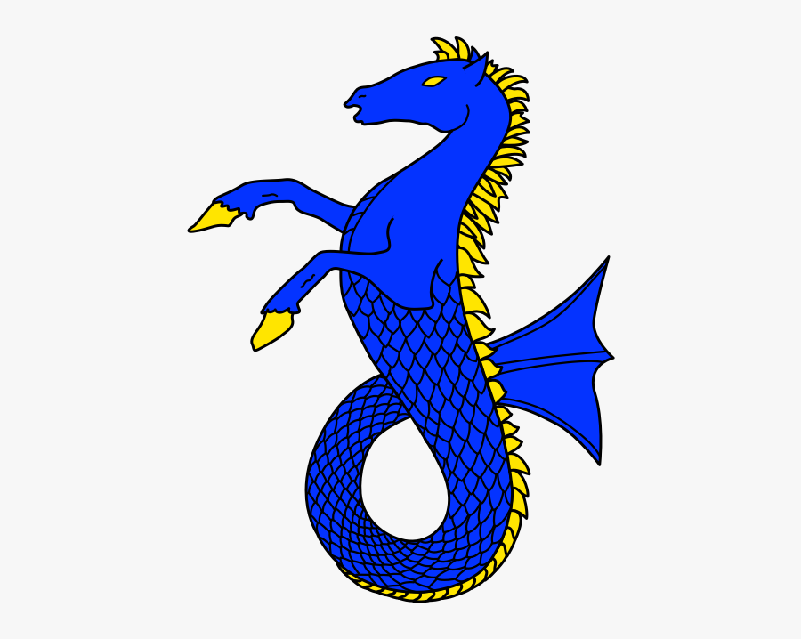 Heraldic Sea Horse Png , Free Transparent Clipart - ClipartKey