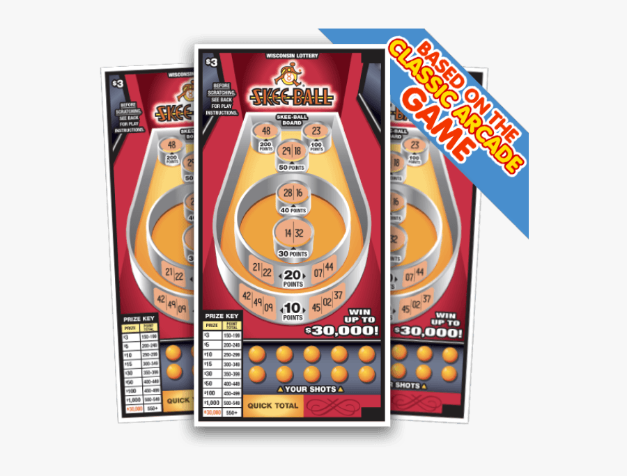 Cards - Wisconsin Lottery Skee Ball , Free Transparent Clipart - ClipartKey