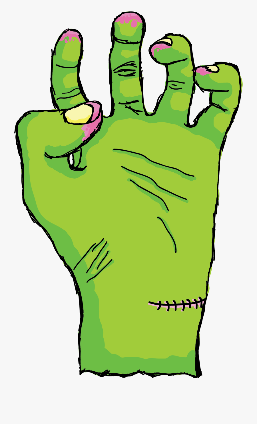 Zombiehand , Free Transparent Clipart - ClipartKey