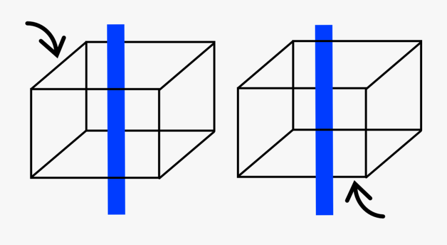 Symmetry Cube Arrow Geometry Mathematics Shape - Two Rectangular Prisms ...