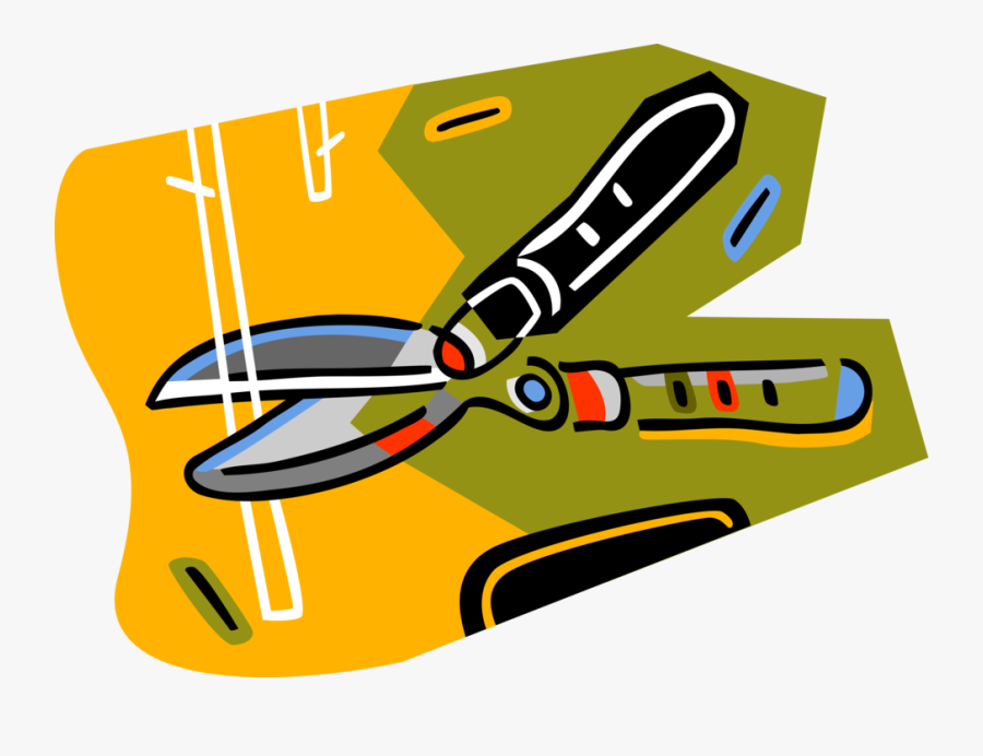 Vector Illustration Of Garden Pruning Shears Hand Tool , Free ...