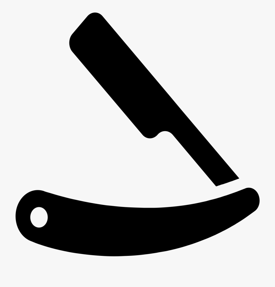 Classic Face Shave - Straight Edge Razor Icon , Free Transparent ...