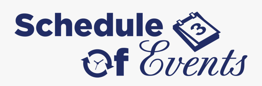 Schedule Of Events Graphic , Free Transparent Clipart - ClipartKey