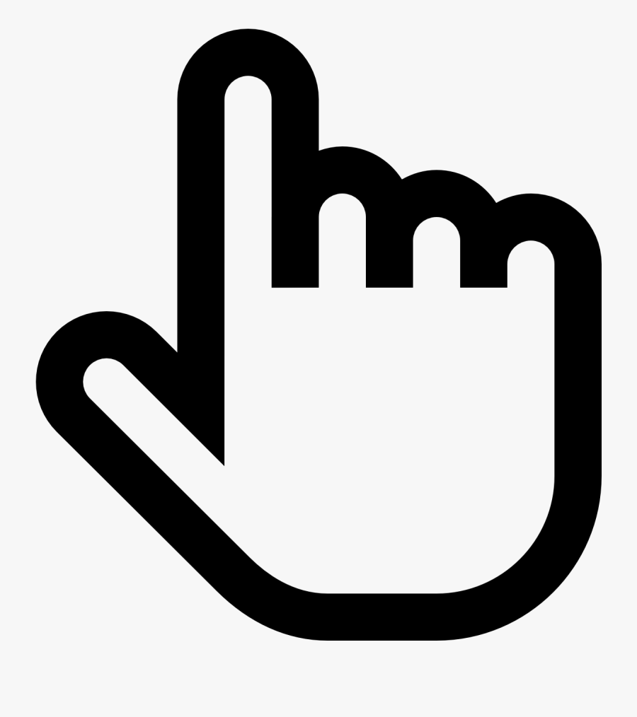 Hyperlink Hand Icon Png Download - Finger Pointer Icon Png , Free ...