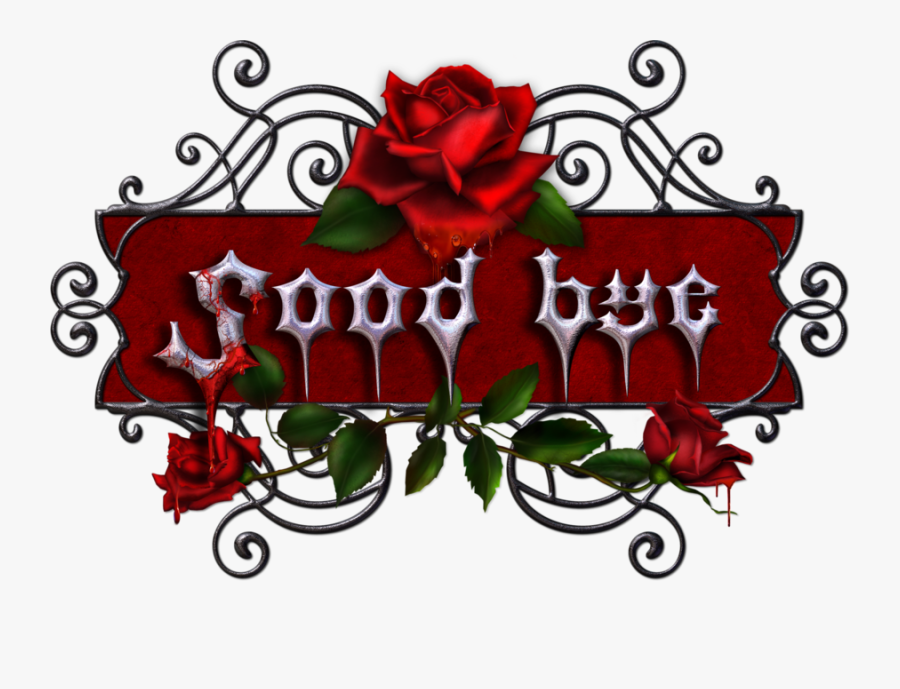 Goodbye Clipart Bye - Beautiful Cute Background With Words , Free ...