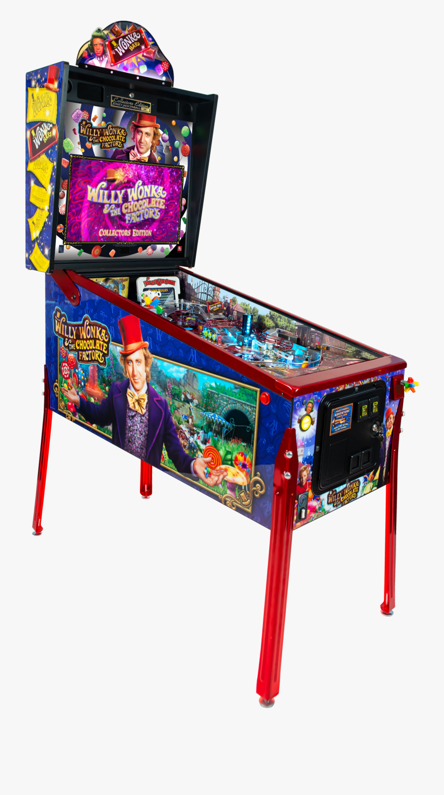 Willy Wonka Pinball Collectors Edition , Free Transparent Clipart ...