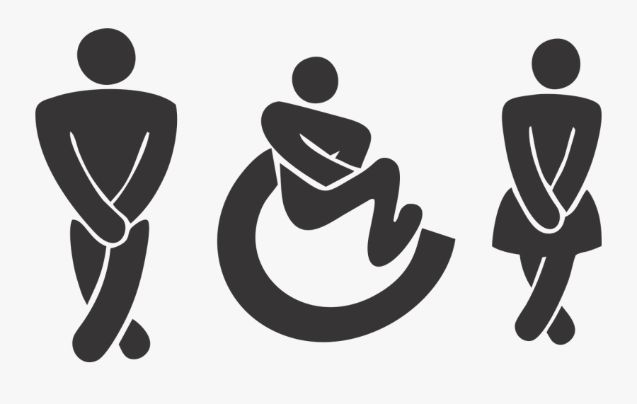 Bathroom Sign - Urinary Incontinence Symbol , Free Transparent Clipart ...