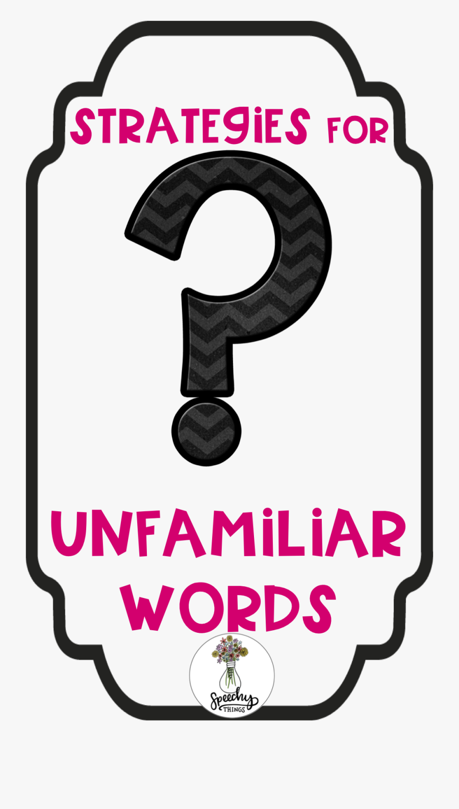 Unfamiliar Words , Free Transparent Clipart - ClipartKey