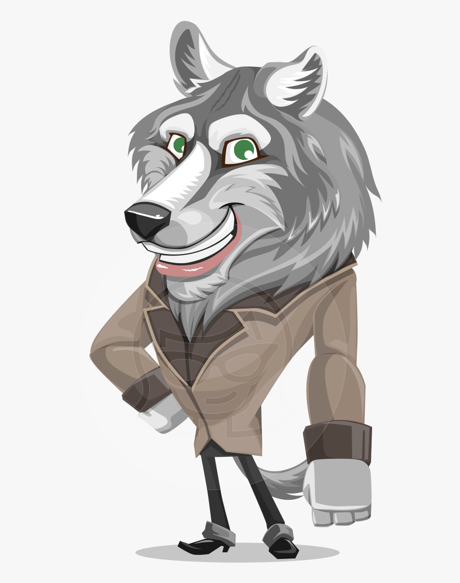 Wolf Cartoon Characters , Free Transparent Clipart - ClipartKey