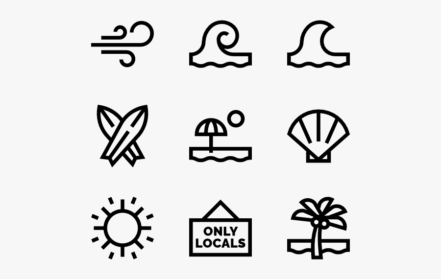 Surf Vector Free - Surf Icons , Free Transparent Clipart - ClipartKey