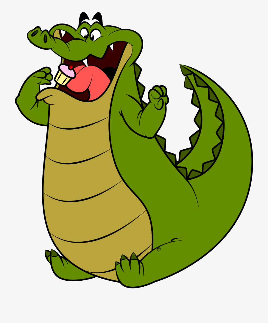 Fat Gator Eating A Cupcake Clipart , Png Download - Gator Eat Clip Art ...