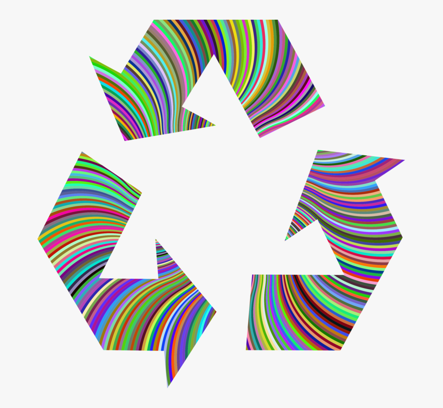 Pink,line,recycling Symbol - Rainbow Recycling Symbol Png , Free ...