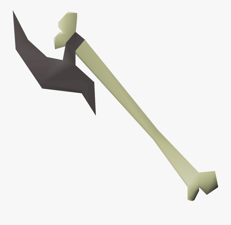 Spear Clipart Poison - Bone Halberd Osrs , Free Transparent Clipart ...