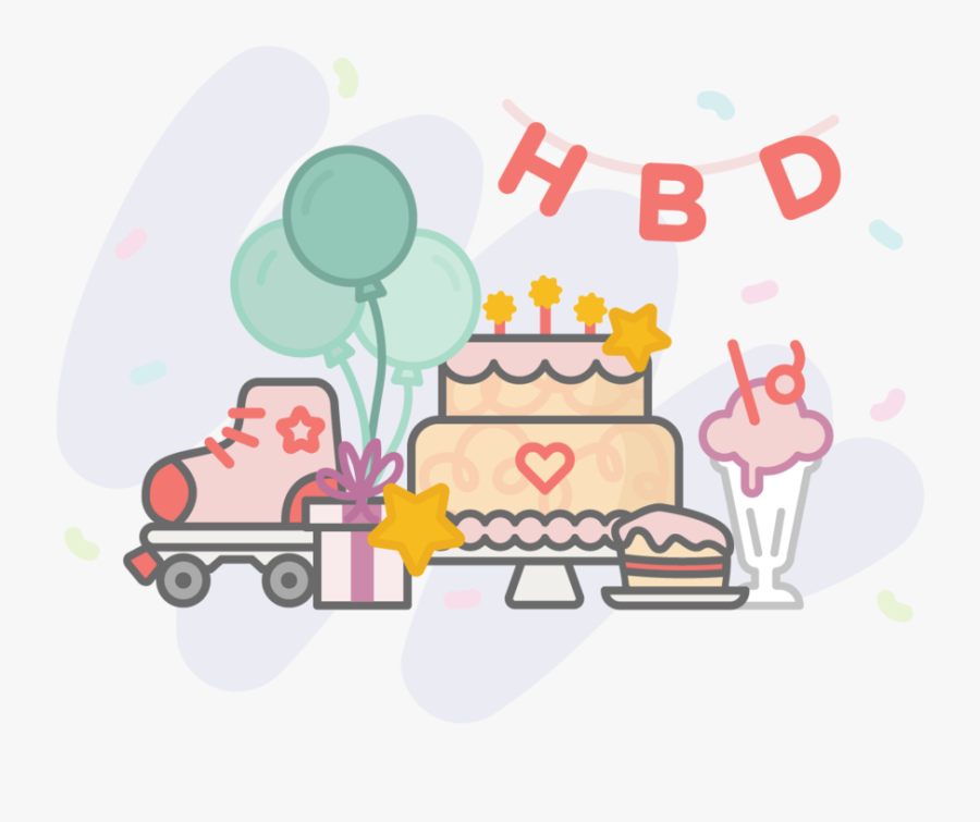 Fgc Hbd Illo V2 - Cartoon , Free Transparent Clipart - ClipartKey