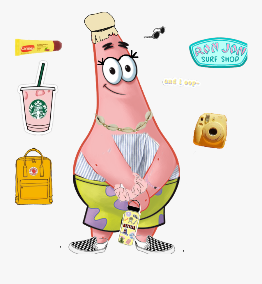 Patrick Star As A Vsco Girk - Patrick Png , Free Transparent Clipart ...