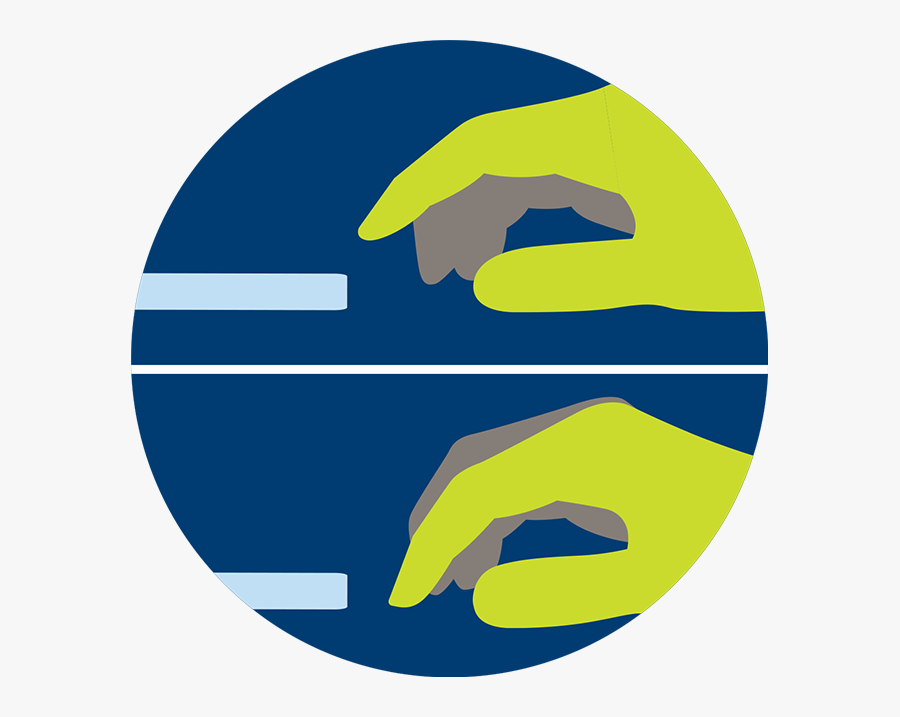 A Hand Demonstrates A Tapping Motion To Indicate A , Free Transparent ...