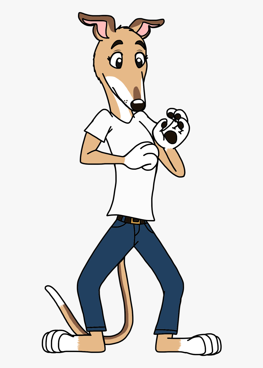 Meet My Fursona/oc, Tisbury The Greyhound , Free Transparent Clipart ...