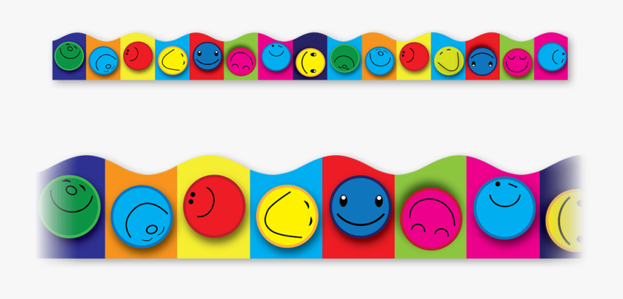 Smiley Face Border - Transparent Long Border Smiley , Free Transparent ...