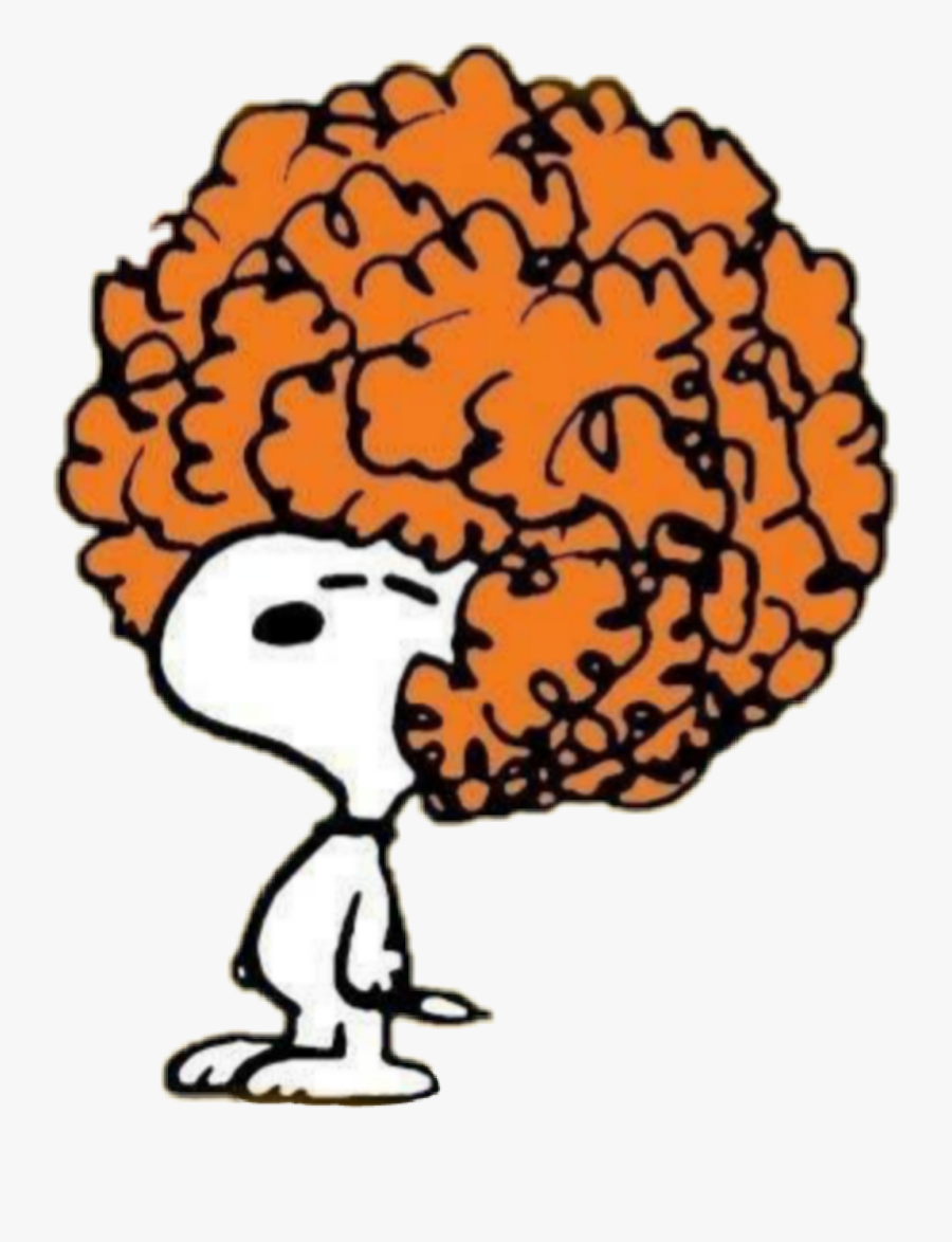 Snoopy With Red Hair , Free Transparent Clipart - ClipartKey