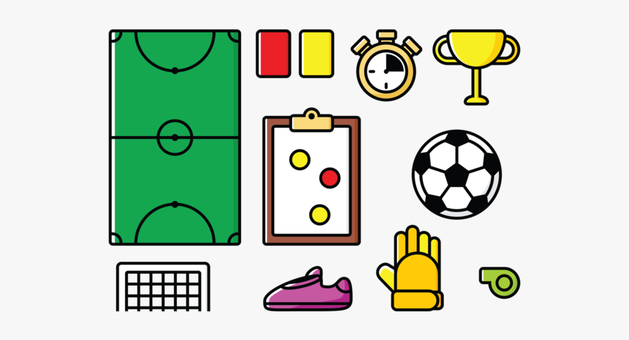 Vector Futsal Icons - Futsal Drawing , Free Transparent Clipart ...