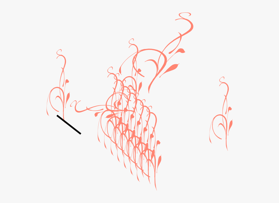 Corner Heart Swirl Svg Clip Arts - Calligraphy , Free Transparent ...