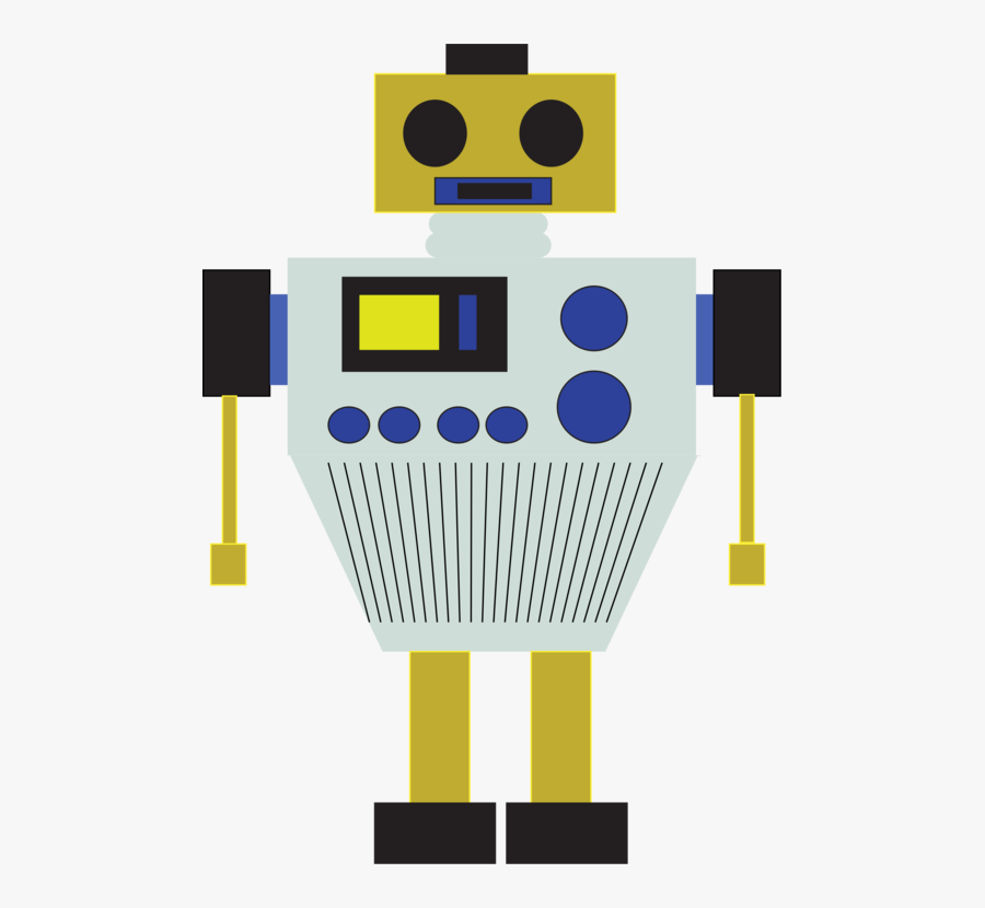 Electric Blue,robot,yellow - Illustration , Free Transparent Clipart ...