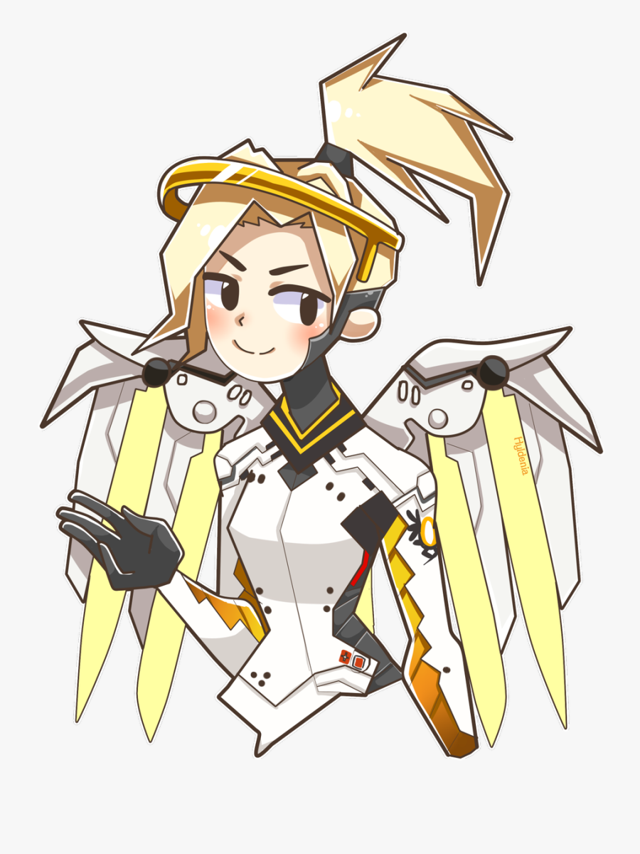 Cartoon Style Mercy Fanart - Mercy Fanart Png , Free Transparent ...