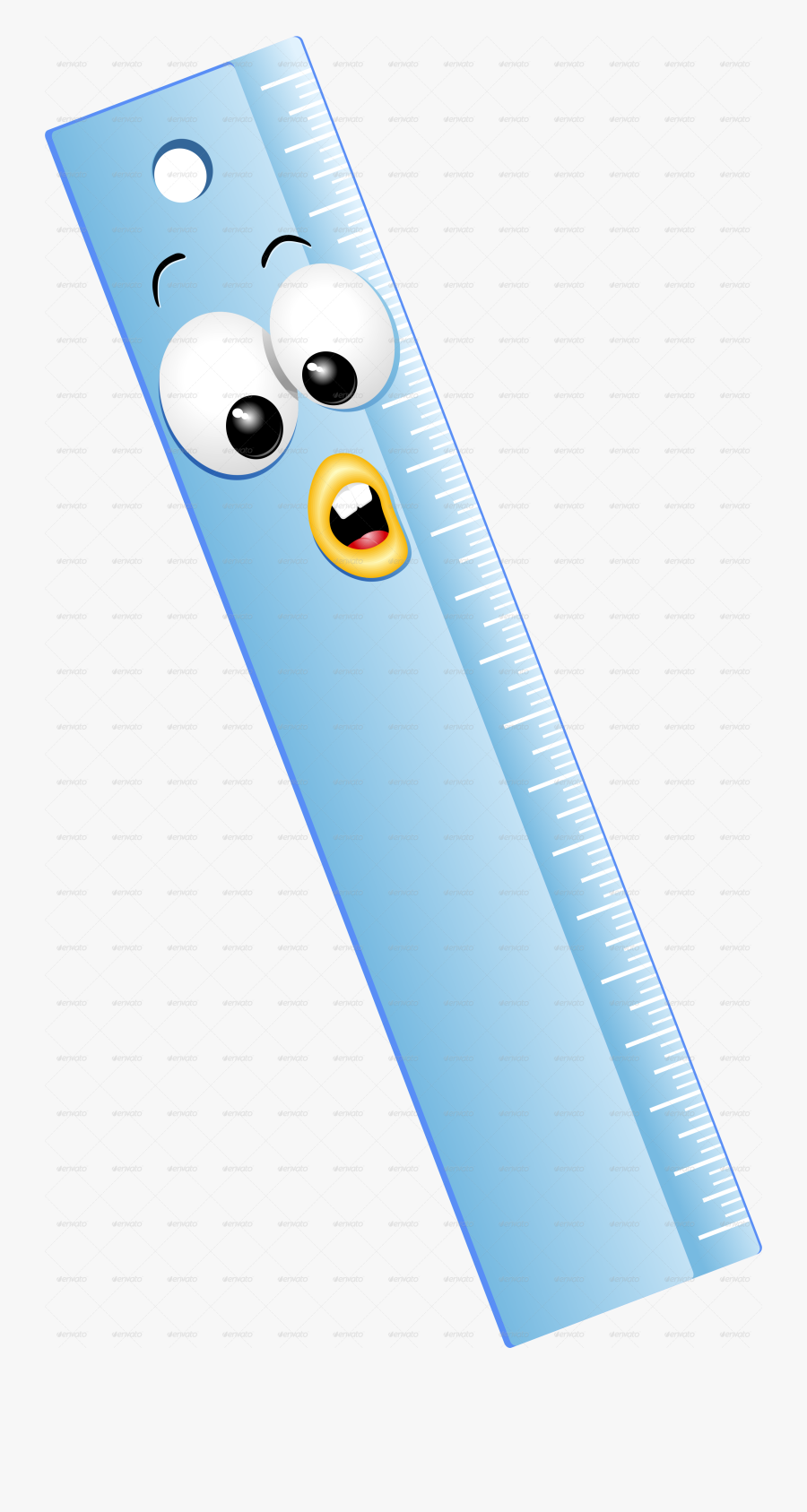 Clipart Ruler Chalk - Blue Ruler Cartoon , Free Transparent Clipart ...