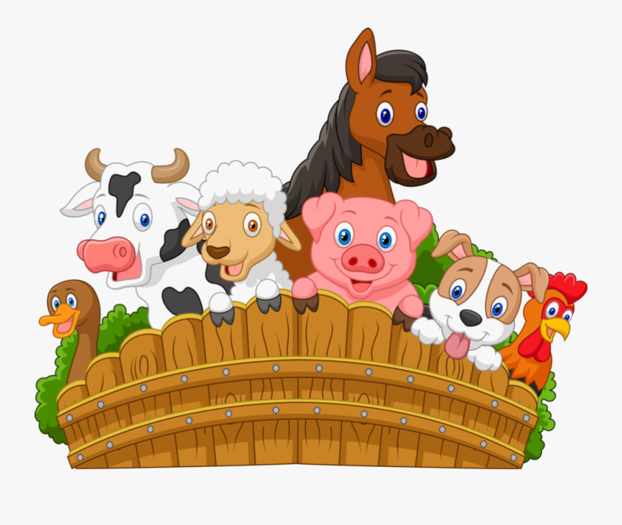 Cartoon Barn Animals , Free Transparent Clipart - ClipartKey