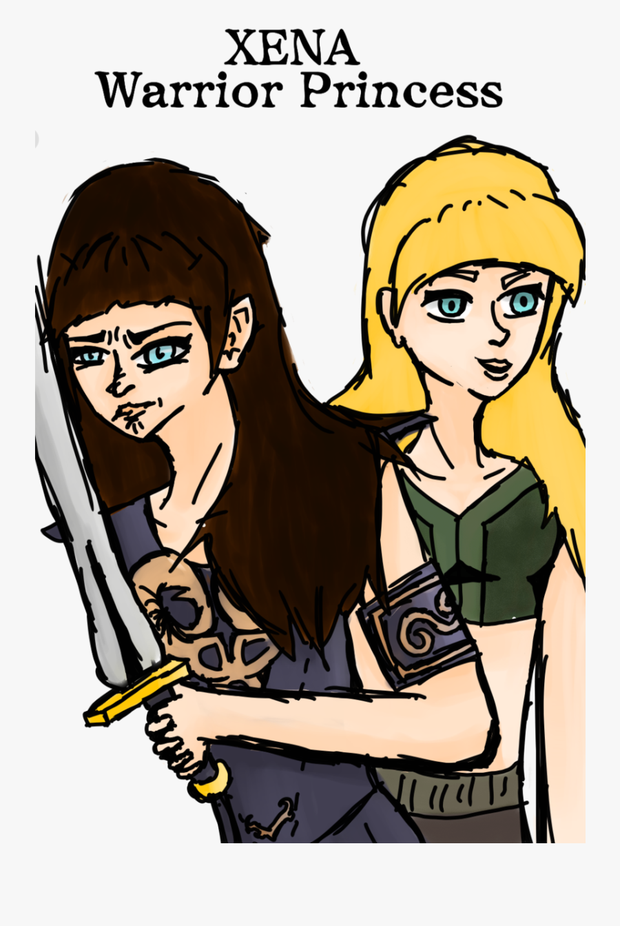 Warrior Princess - Cartoon , Free Transparent Clipart - ClipartKey