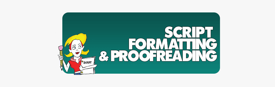 Script Formatting And Proofreading Service - Illustration , Free Transparent Clipart - ClipartKey