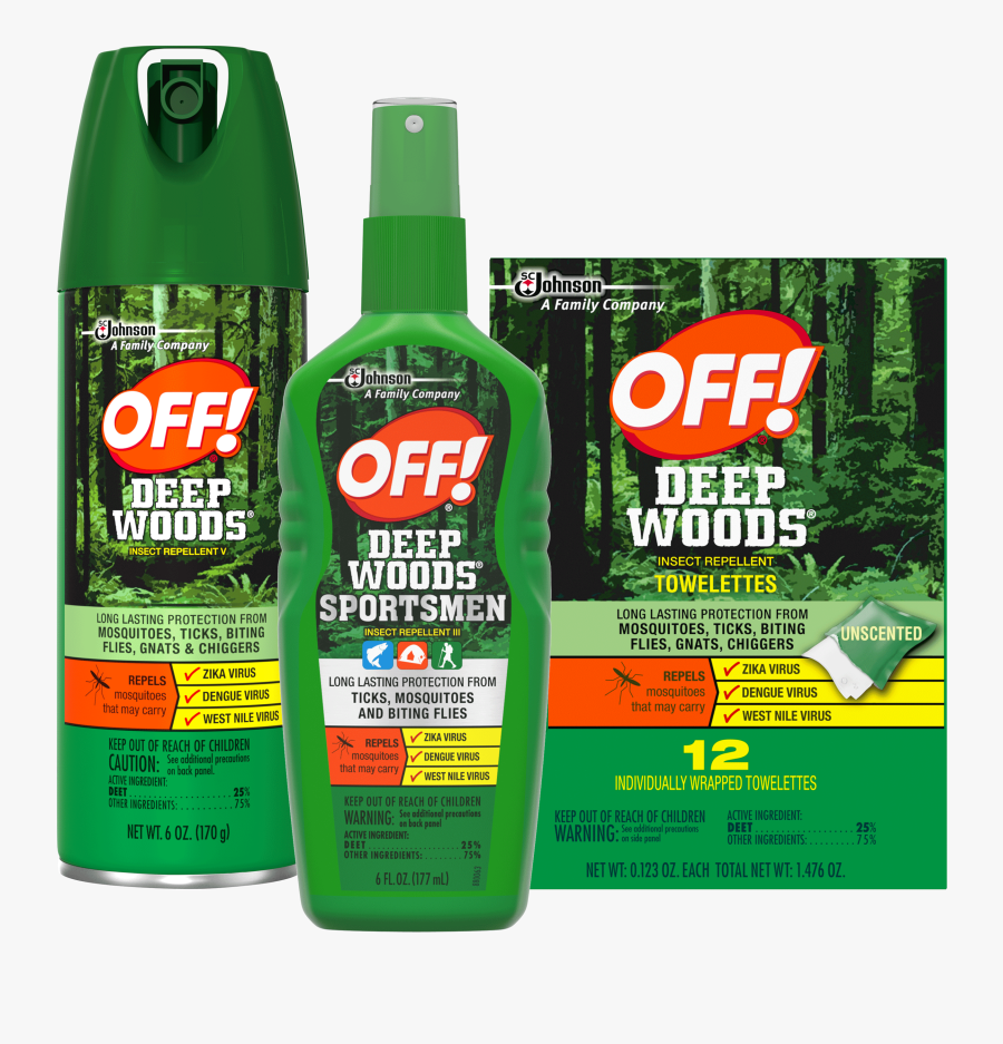 Off Sc Johnson Professional - Off Deep Woods Insect Repellent , Free ...