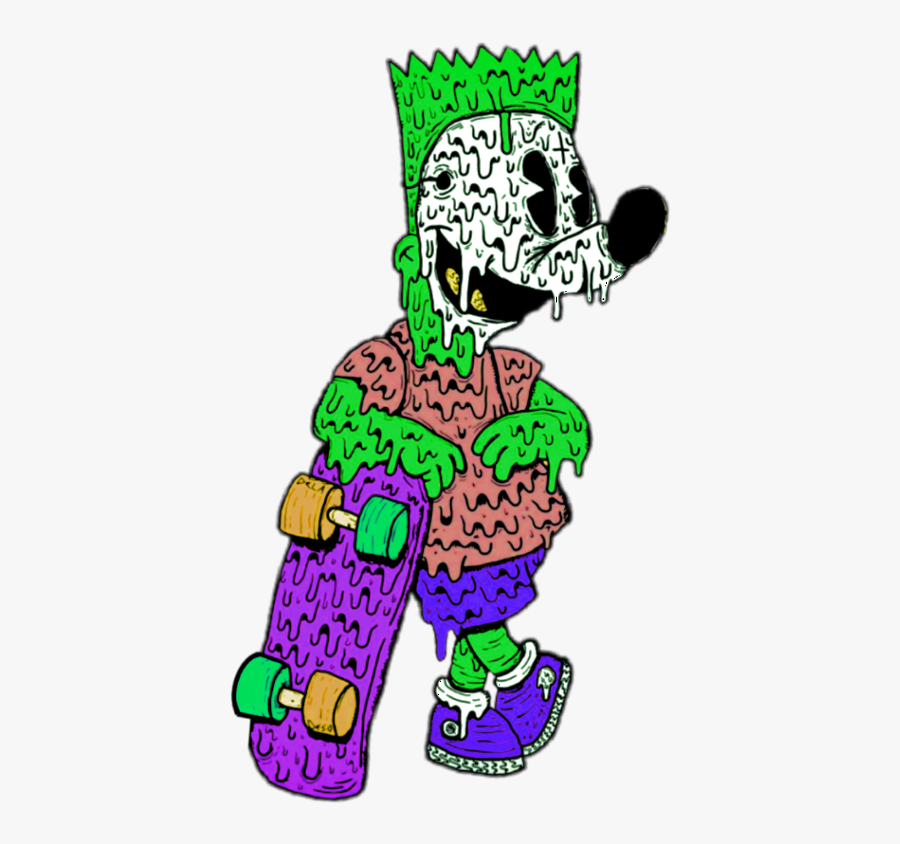 #melt , #melting , #melted , #simpsons , #bartsimpson - Illustration ...