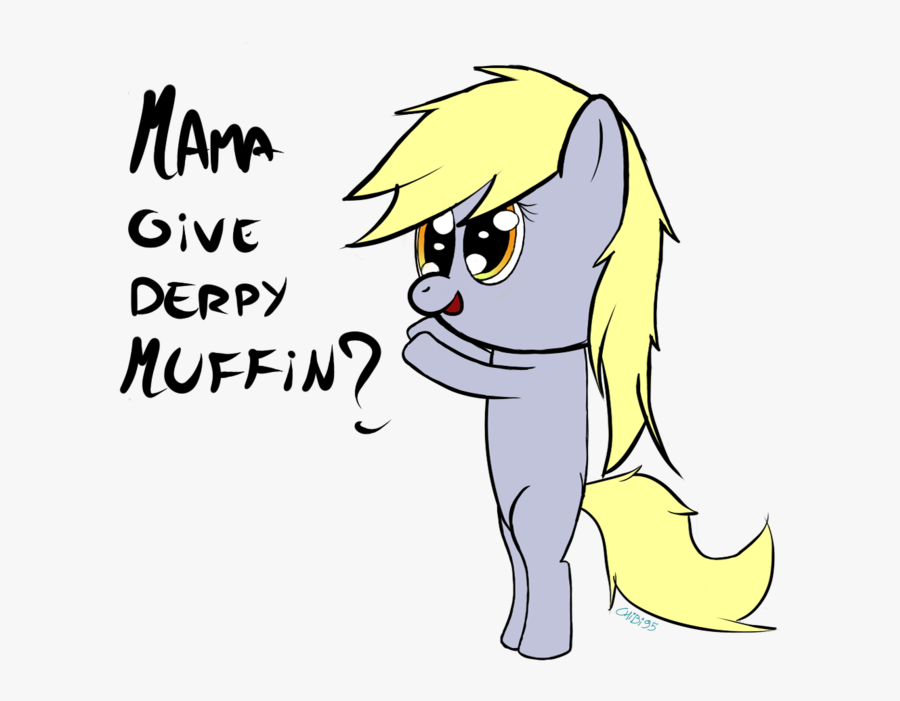 Derp) Derpy Hooves Pony Mammal Yellow Line Art Vertebrate - Cartoon ...