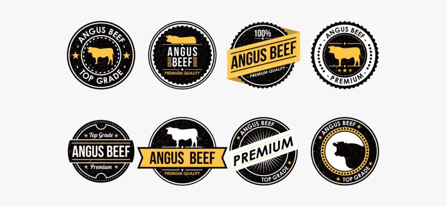 Angus Beef Labels Vector - Angus Logo , Free Transparent Clipart ...