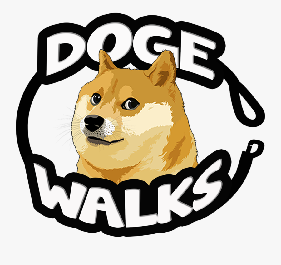 Doge Walks Logo" Style="max Height - Shiba Inu , Free Transparent ...