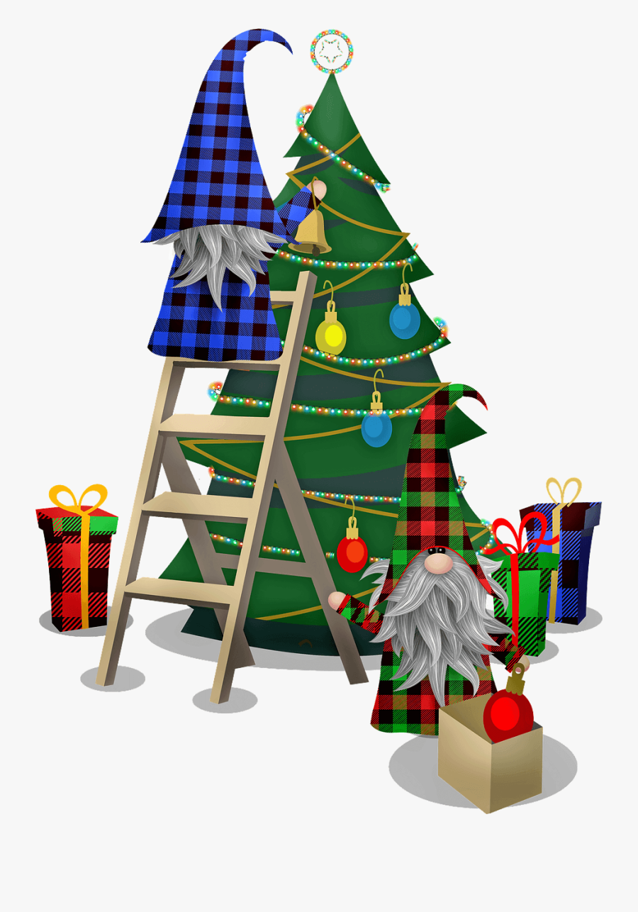 Tree Trimming For Christmas , Free Transparent Clipart - ClipartKey