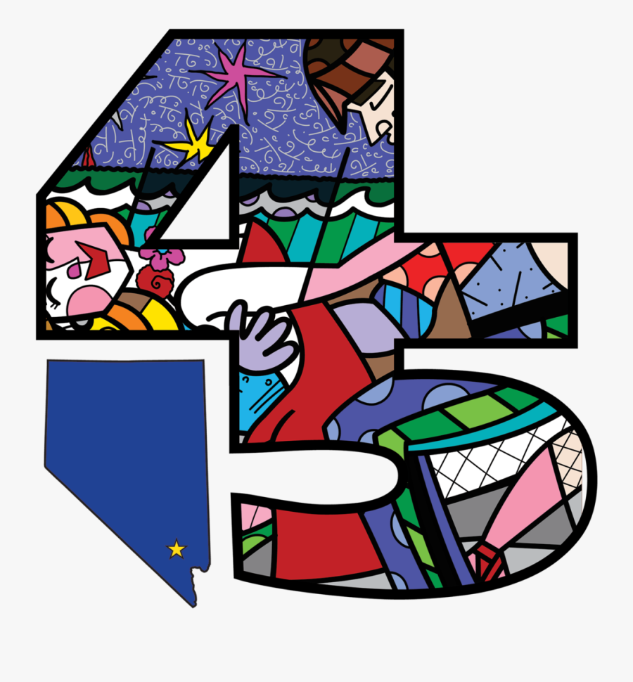 Unlvino 45 Logo - Romero Britto Star Night , Free Transparent Clipart ...