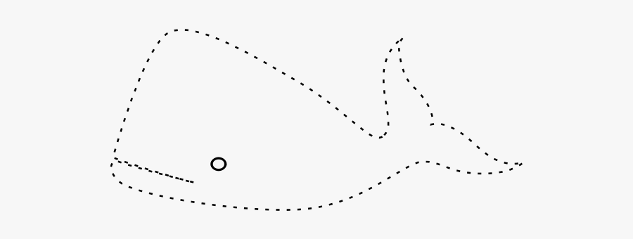 Trace Whale - Line Art , Free Transparent Clipart - ClipartKey