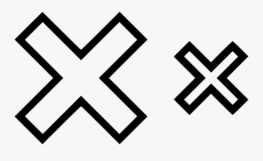 X Cross Delete - X Icon , Free Transparent Clipart - ClipartKey