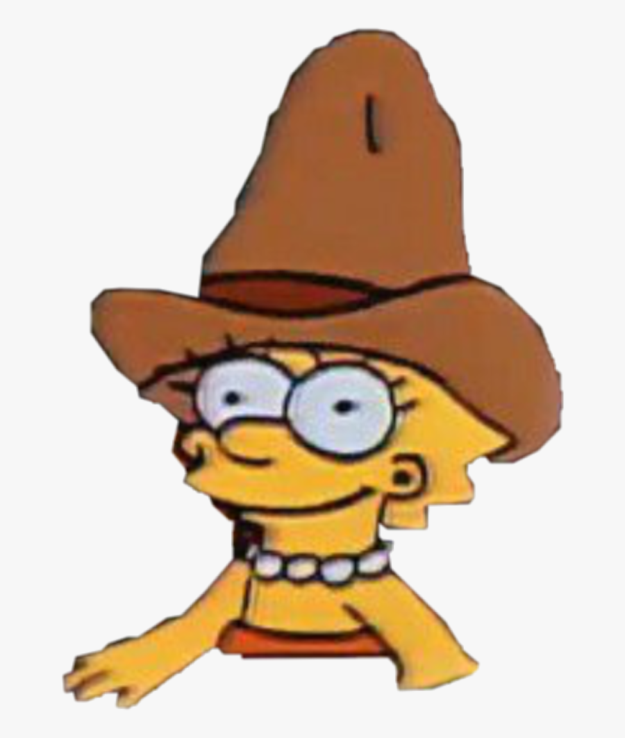 Yee Haw Lisa Simpson - Cartoon , Free Transparent Clipart - ClipartKey