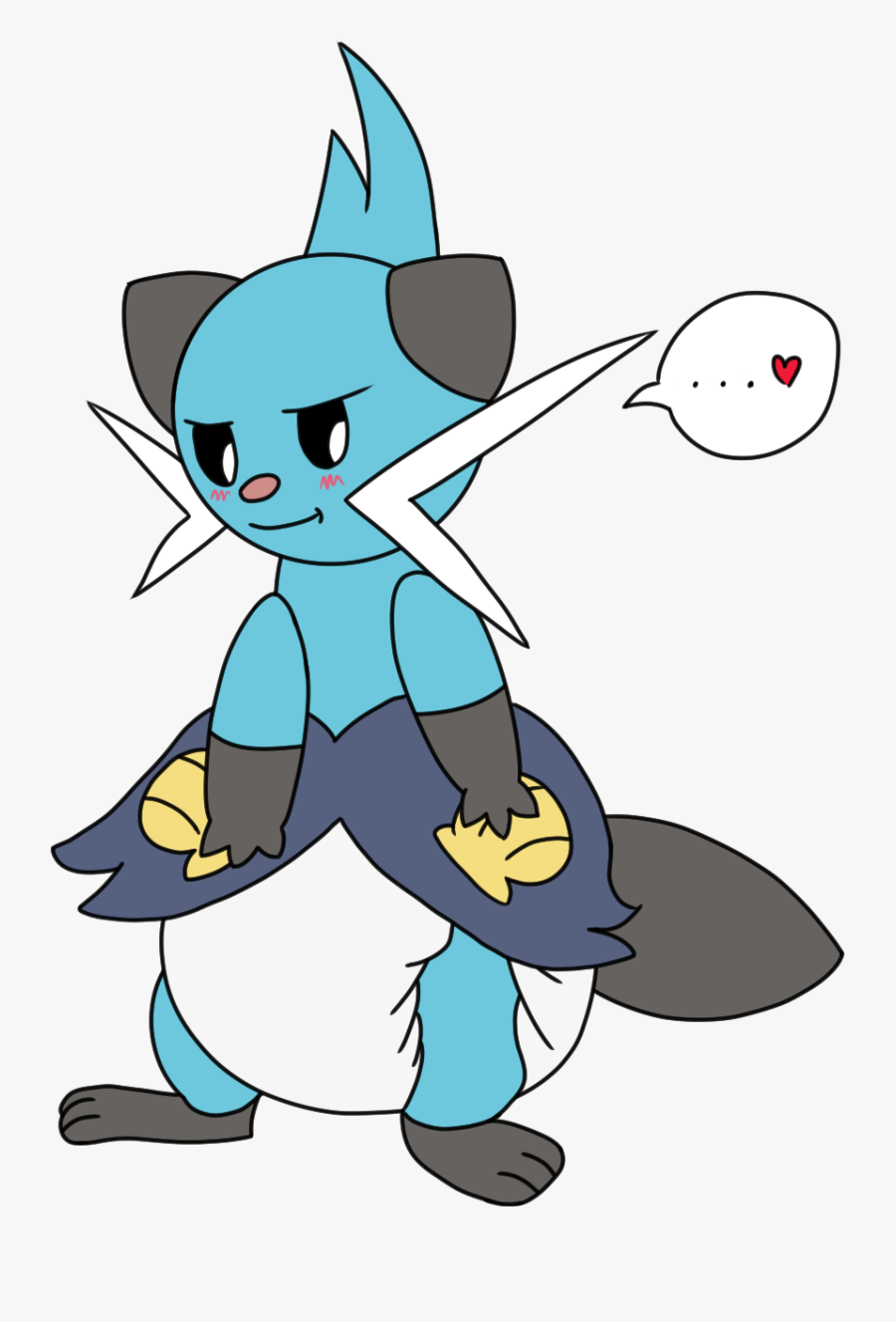 [ink, By Mewzy148] Satisfied Dewott - Dewott Diaper , Free Transparent ...